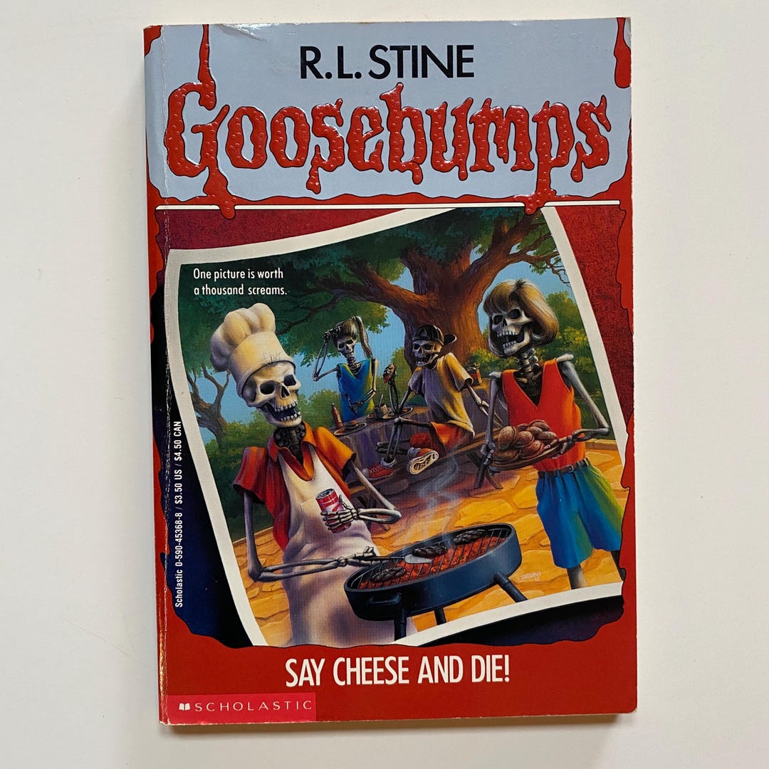 Goosebumps 4 Say Cheese and Die Paperback Book by RL Stine - Etsy