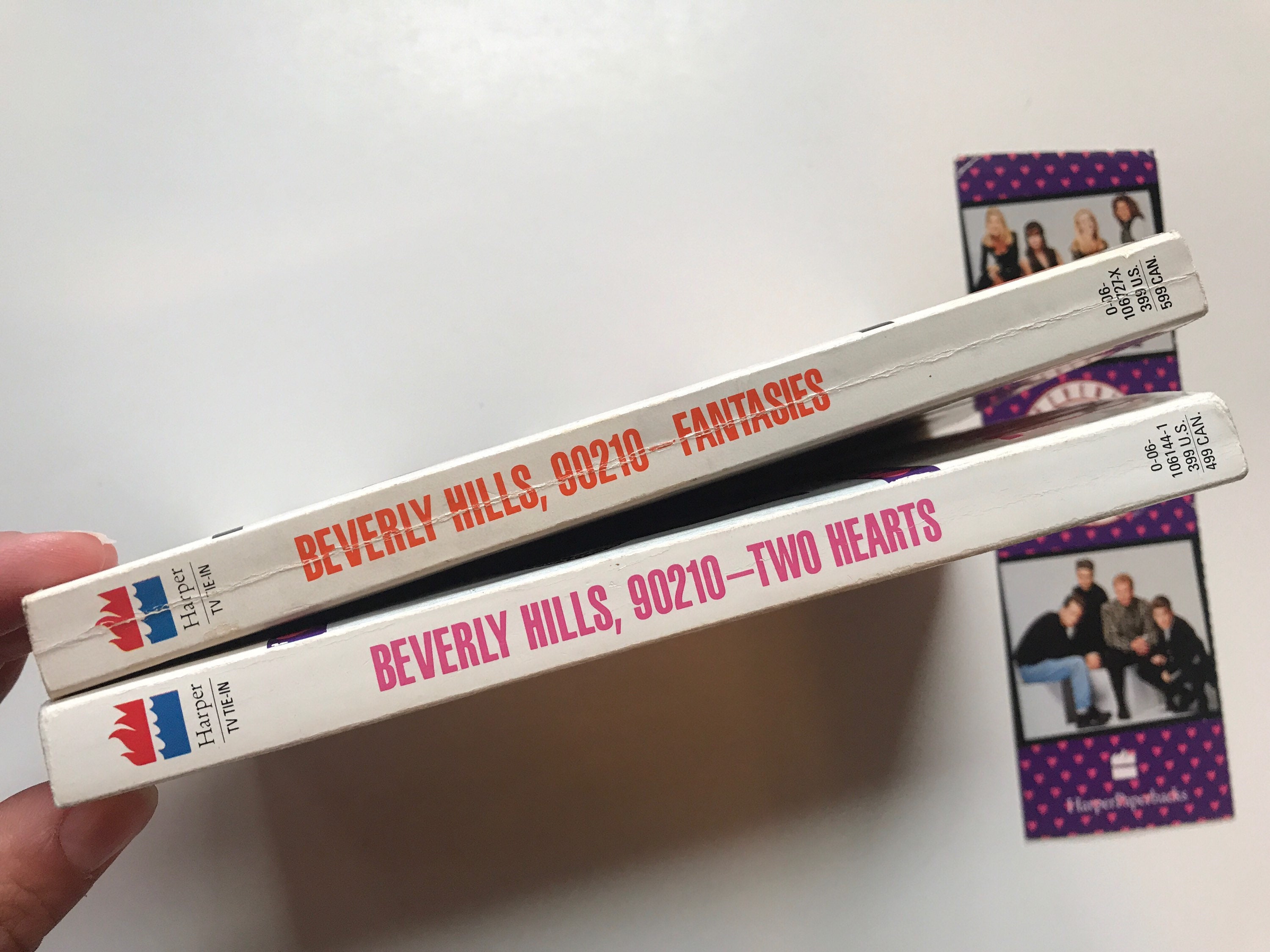 Vintage 90210 Paperback Chapter Books and Bookmark TV Show 90s Teens ...