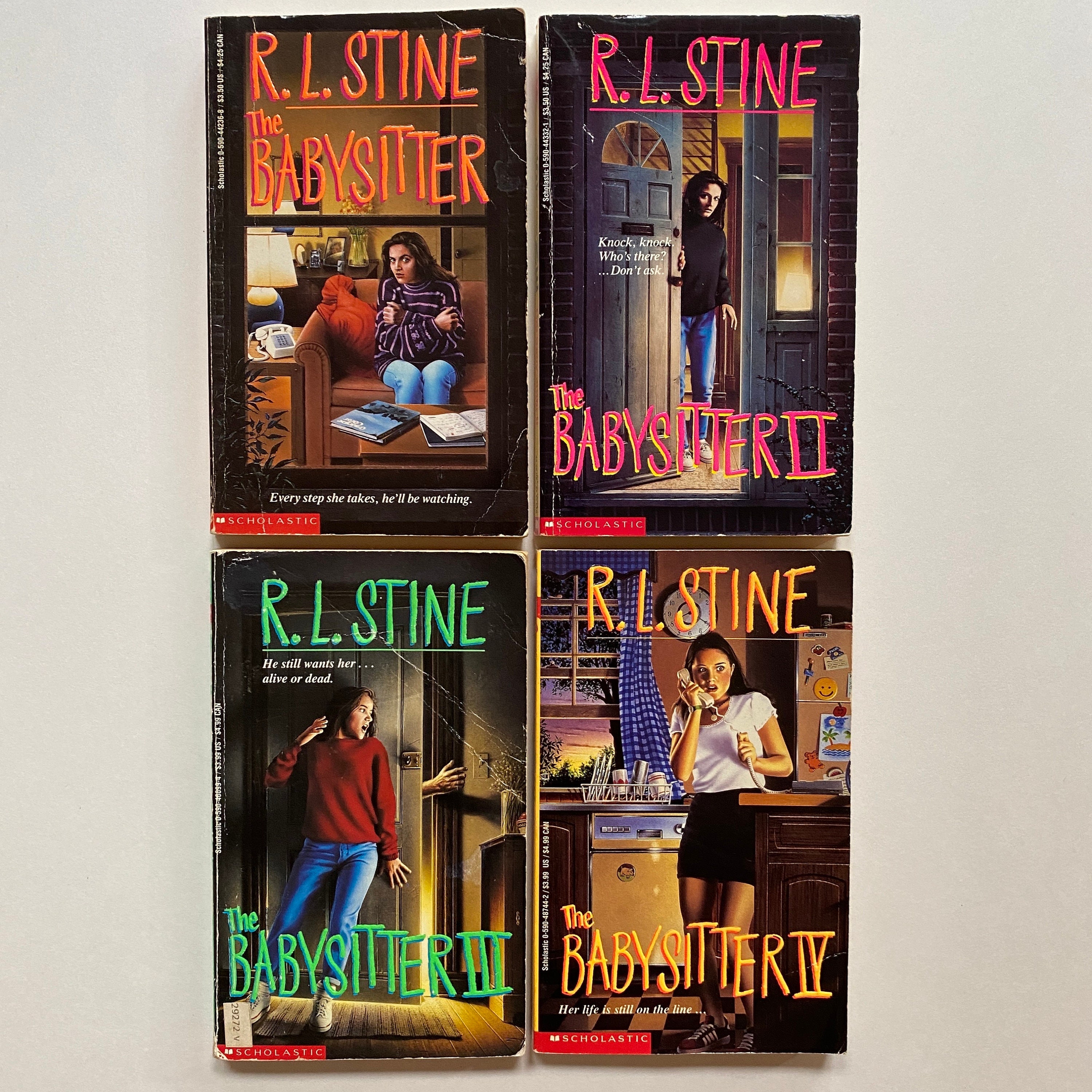 1990s the Babysitter Series Books 1-4 Paperback Chapter Books by RL ...