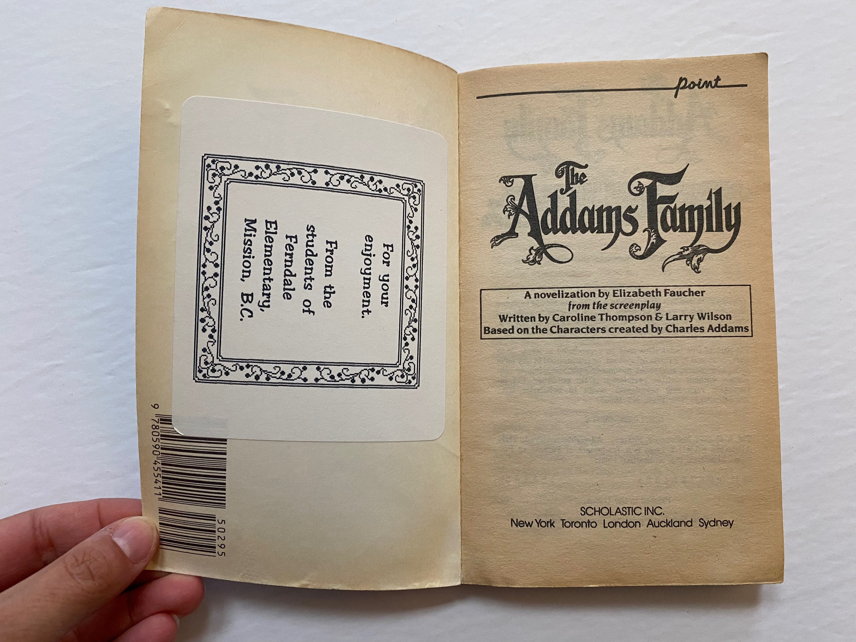 1991 Addams Family Novelization Paperback Chapter Book / 90s Kids ...