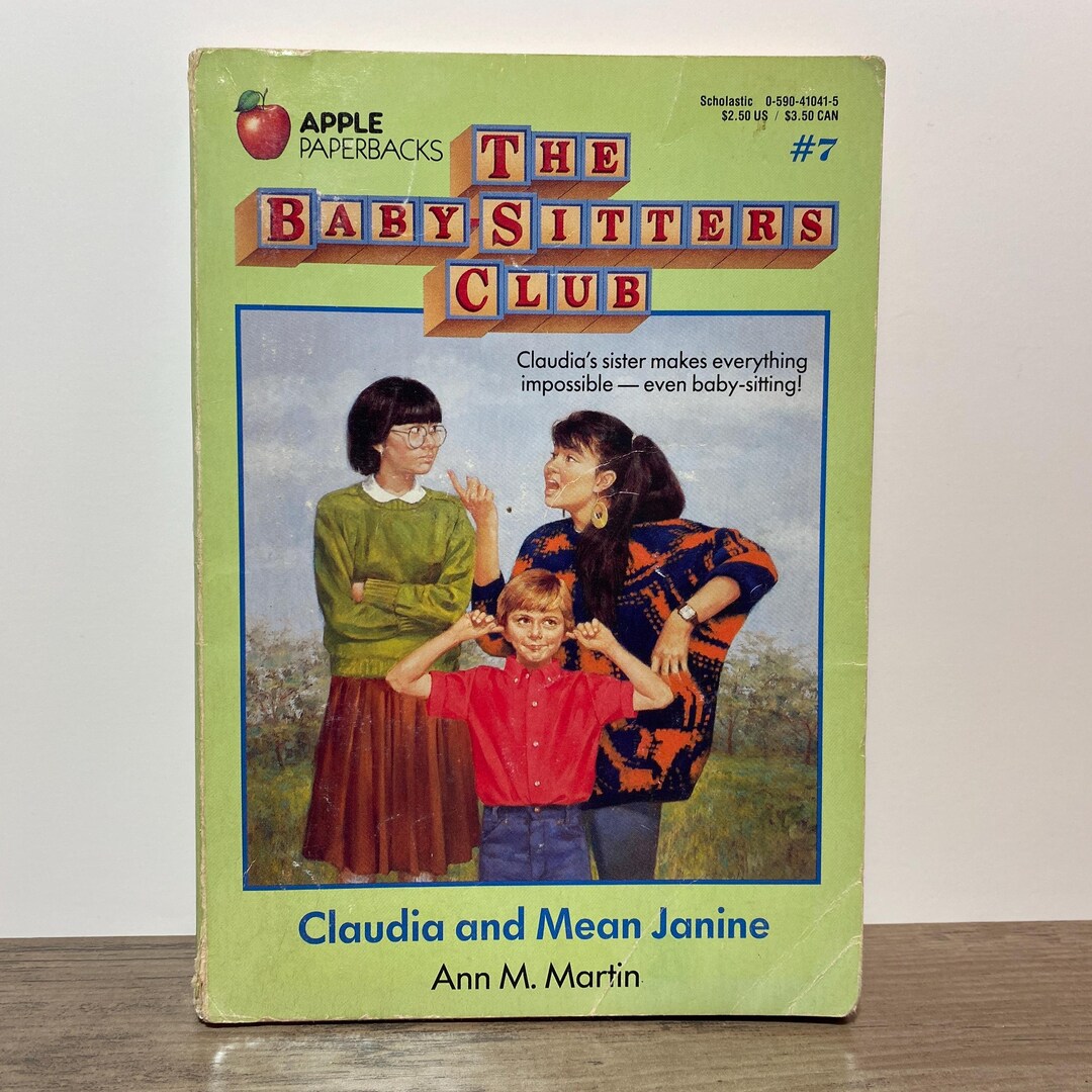 The Babysitters Club #7 Claudia and Mean Janine Paperback Chapter Book ...