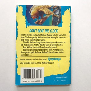 Goosebumps 28 the Cuckoo Clock of Doom Paperback Book by RL - Etsy