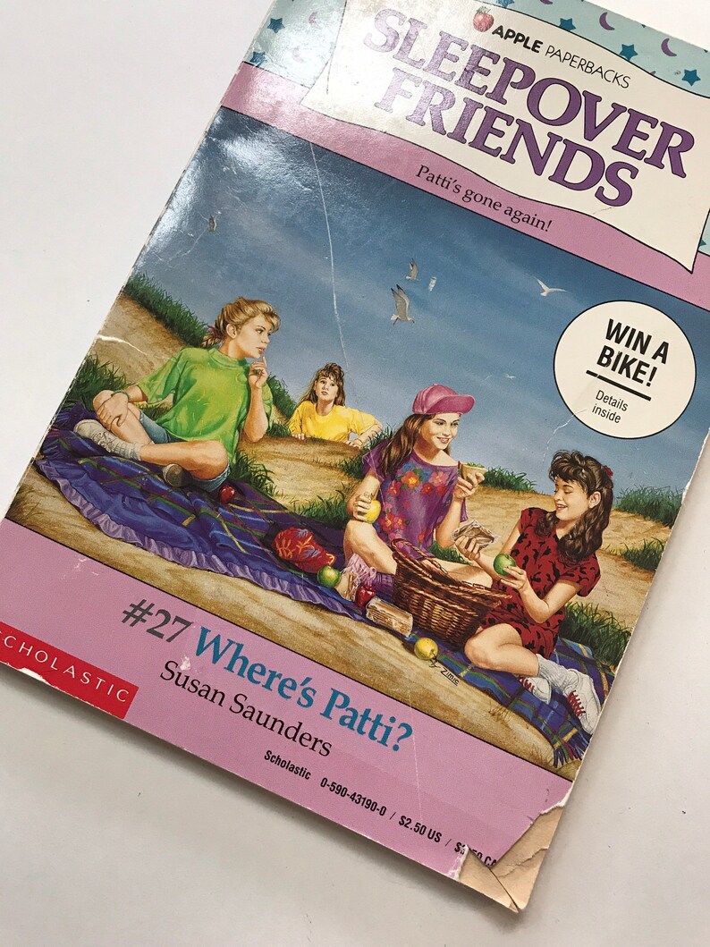 1990 Sleepover Friends Paperback Chapter Book / #27 Where’s Patti ...