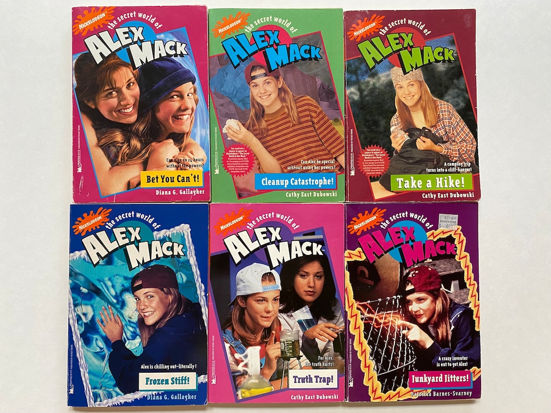1990s the Secret World of Alex Mack Paperback Chapter Books LOT ...