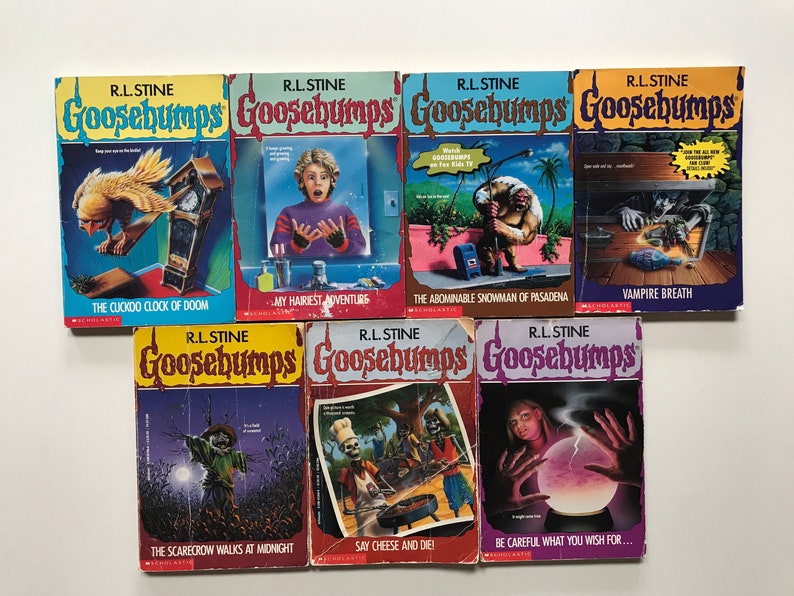 Goosebumps LOT Paperback Book by RL Stine for Kids Teens Young - Etsy