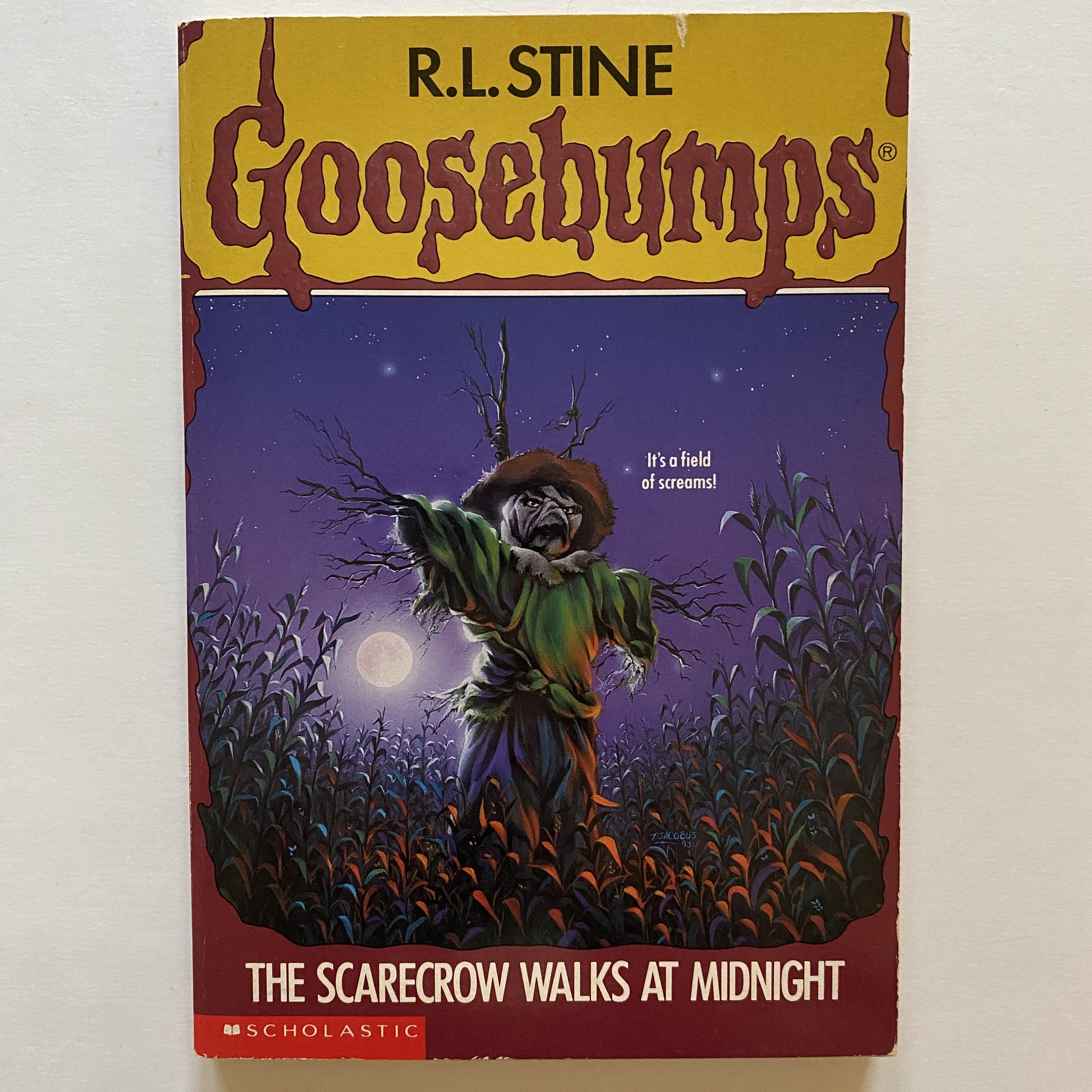 Goosebumps 20 the Scarecrow Walks at Midnight Paperback Book by RL ...