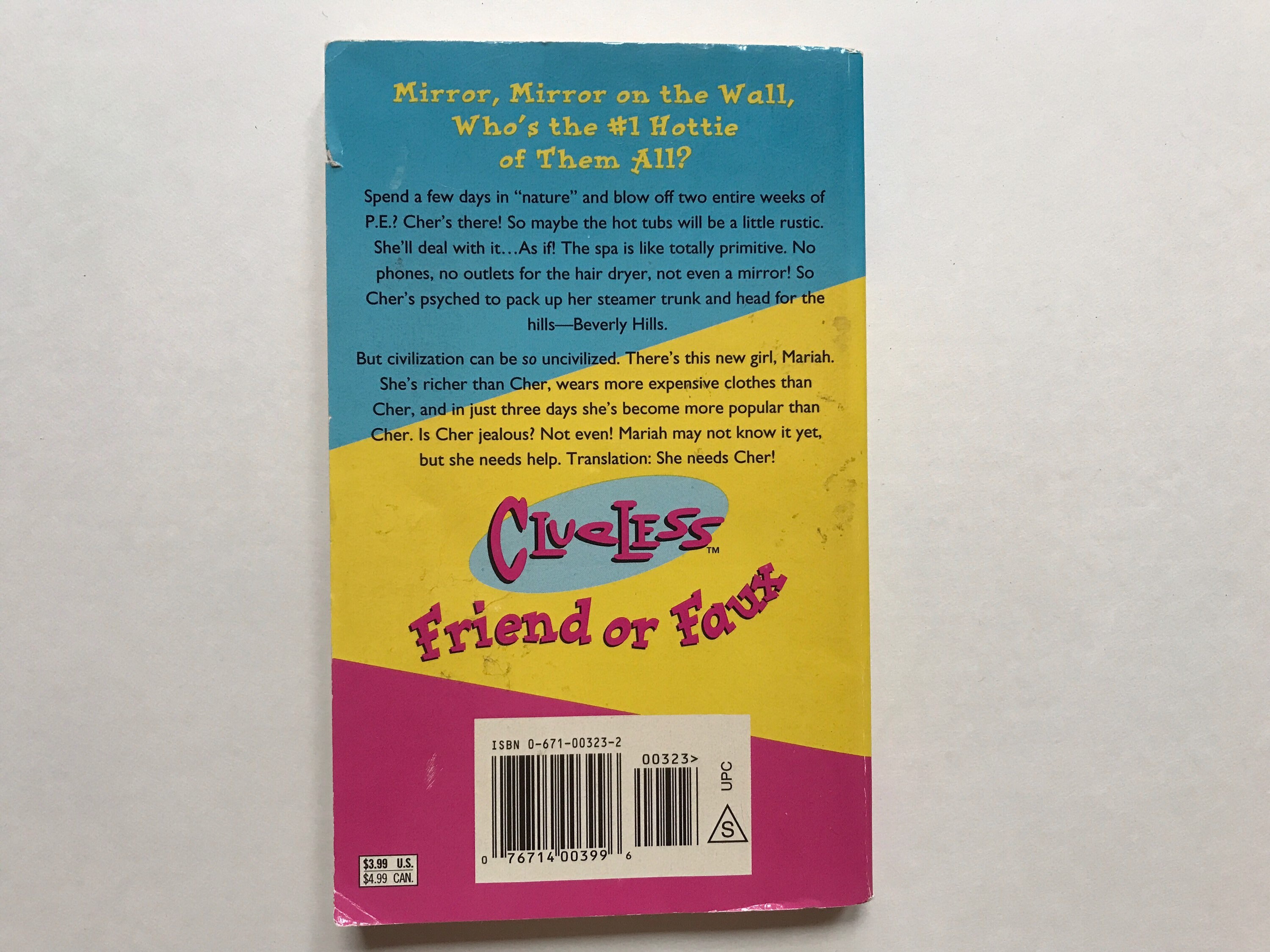 1996 Clueless Book Friend of Faux Paperback Girls Teens Based on the ...