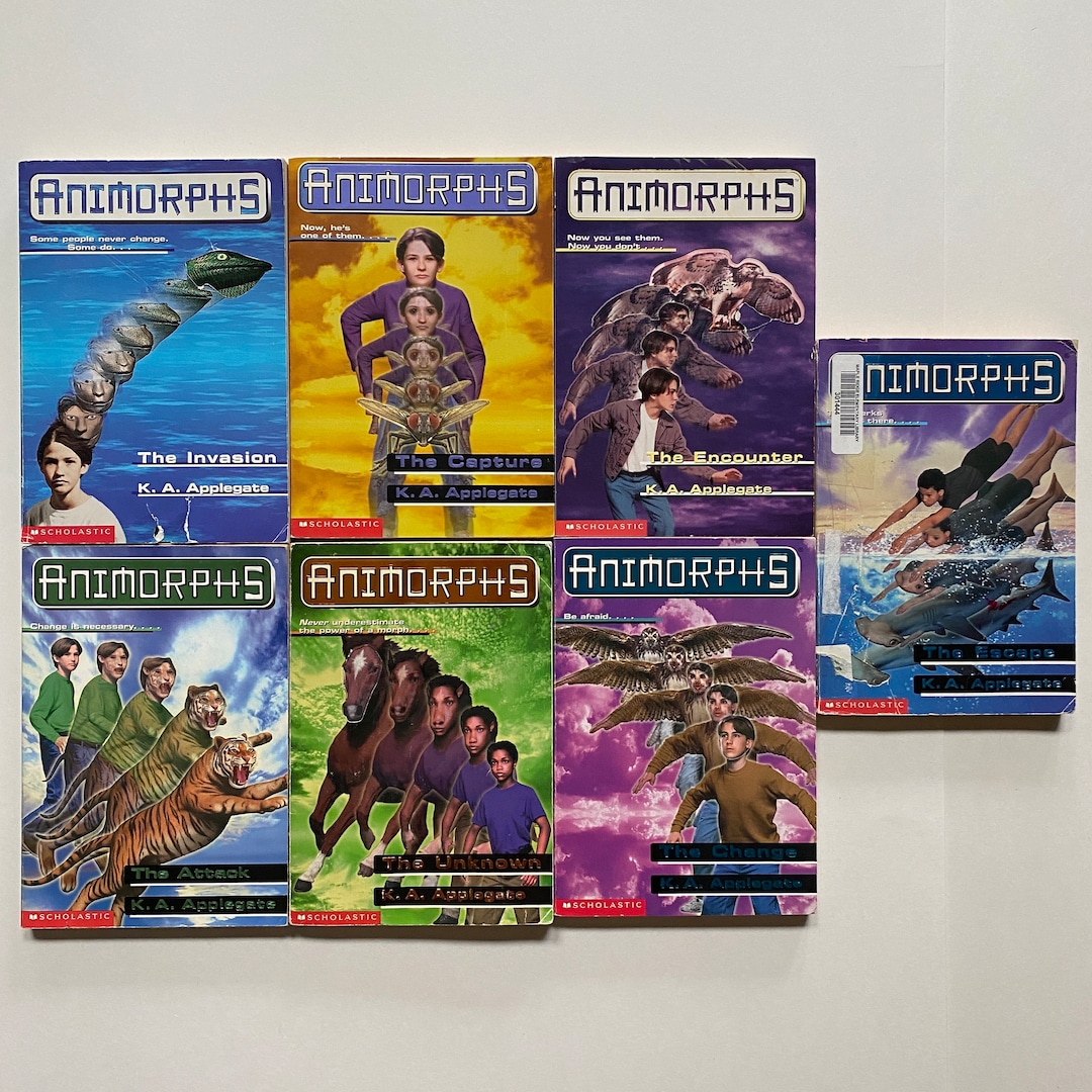 1990s Animorphs LOT of Paperback Chapter Books by KA Applegate - Etsy