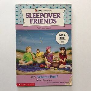 1990 Sleepover Friends Paperback Chapter Book / 27 Wheres - Etsy