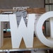 Foam Letters Table Base Single Letter Listing. FOR 1 Letter - Etsy