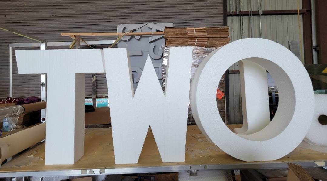 Foam Letters Table Base Single Letter Listing. FOR 1 Letter - Etsy