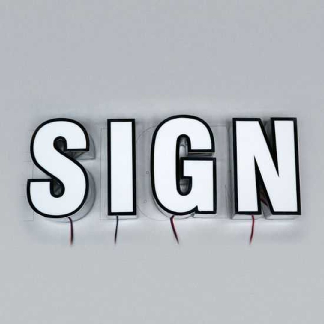 Front Lit LED Channel Letters Signs for Store Front Business Best ...