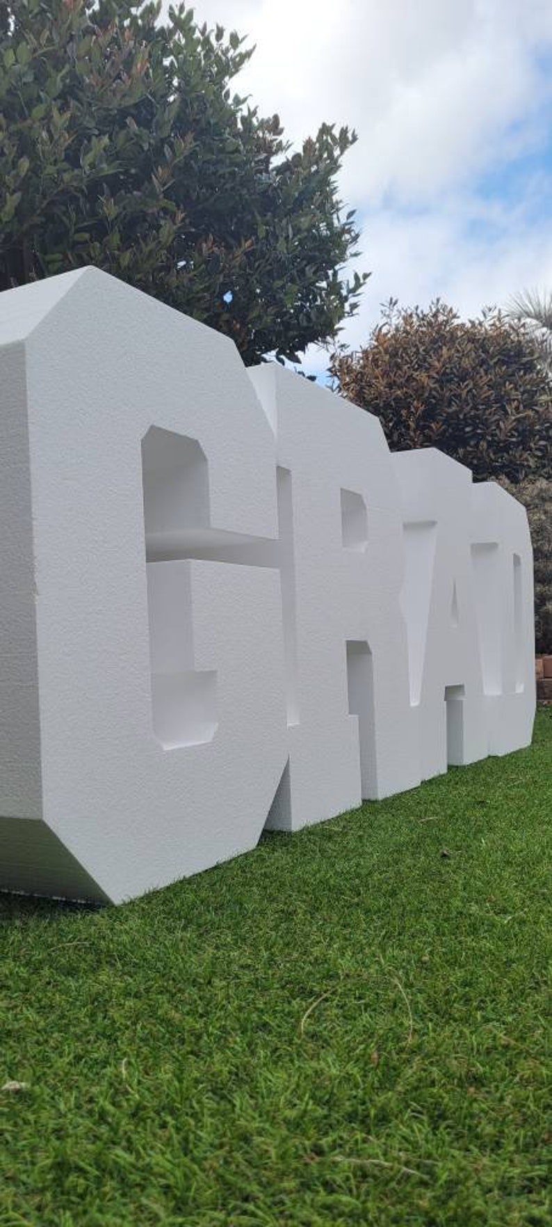 Large Foam Letters GRAD Party Graduation Table Base - Etsy