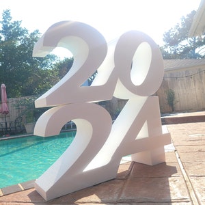 2024 Monument Style Custom Made Foam Numbers, Free Shipping - Etsy