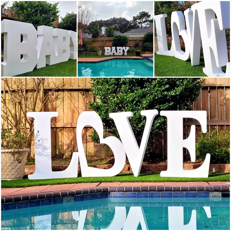 Event Planner Package Bundle Large Foam Letters 30inch Tall 12 - Etsy