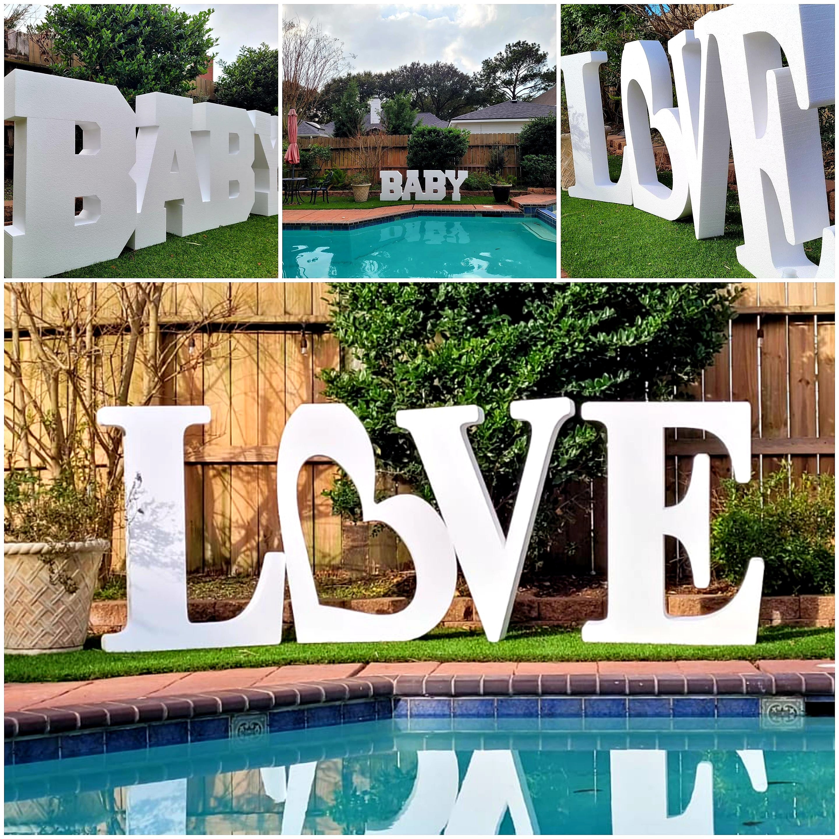 Event Planner Package Bundle Large Foam Letters 30inch Tall 12 - Etsy