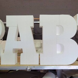 Foam Letters Baby 30in Tall Free Shipping 4 Letters Included.(baby ...