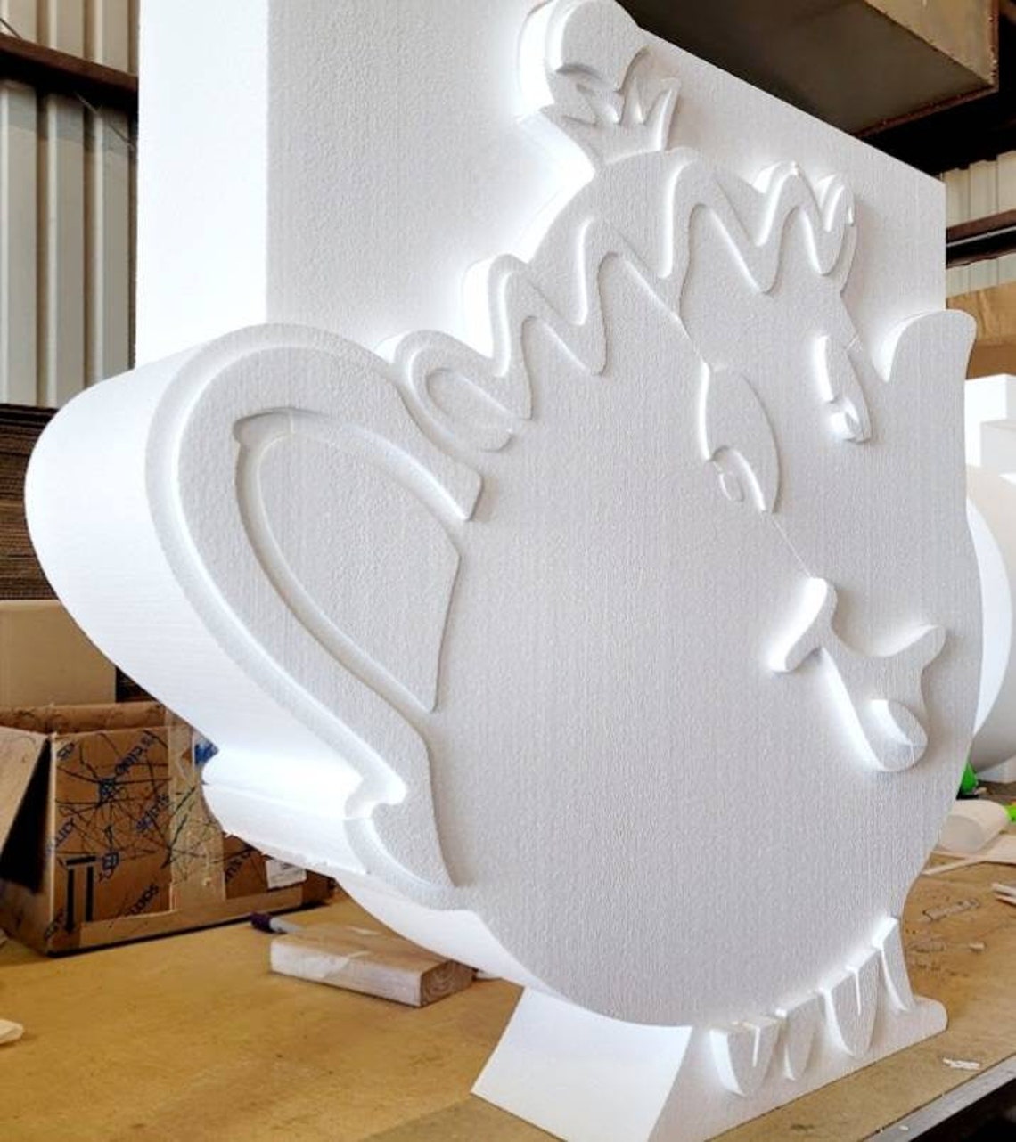 Custom Tea Pot Sign. Tea Pot Table Base 30in Tall Free - Etsy