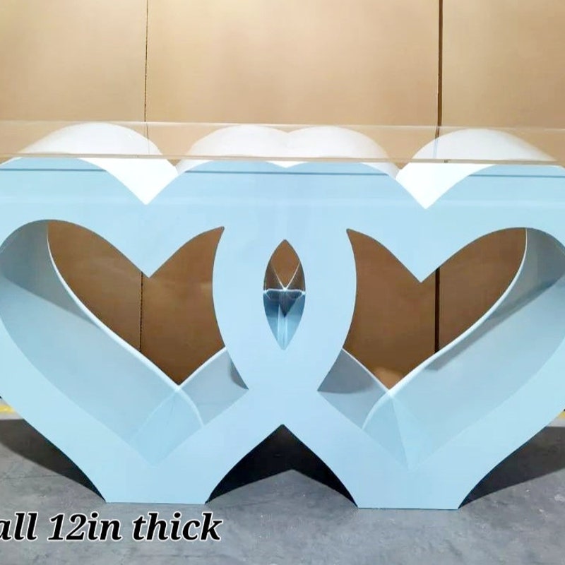 Heart Table Numbers - Etsy