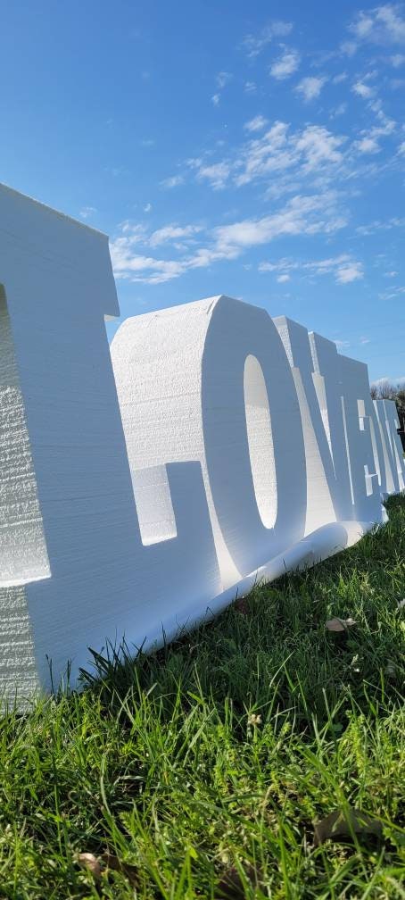 Large Foam LOVE Letters: Wedding Anniversary Table Base - Etsy