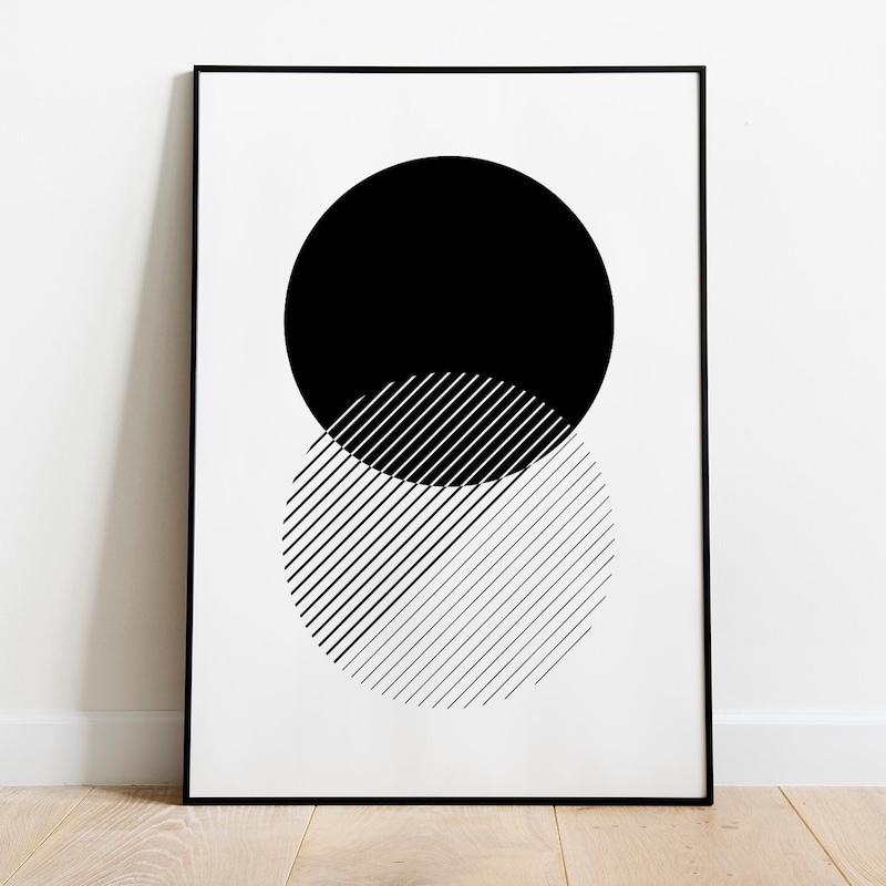 Abstract Circle Art - Etsy