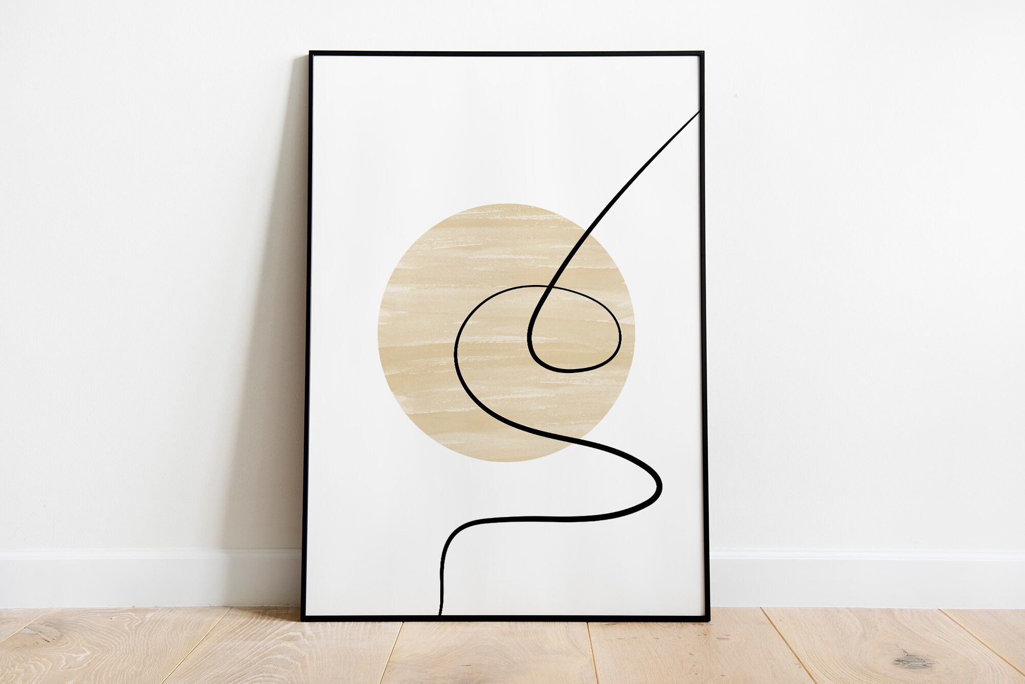 Abstract Line Drawing Poster, Instant Download Printable Wall Art ...