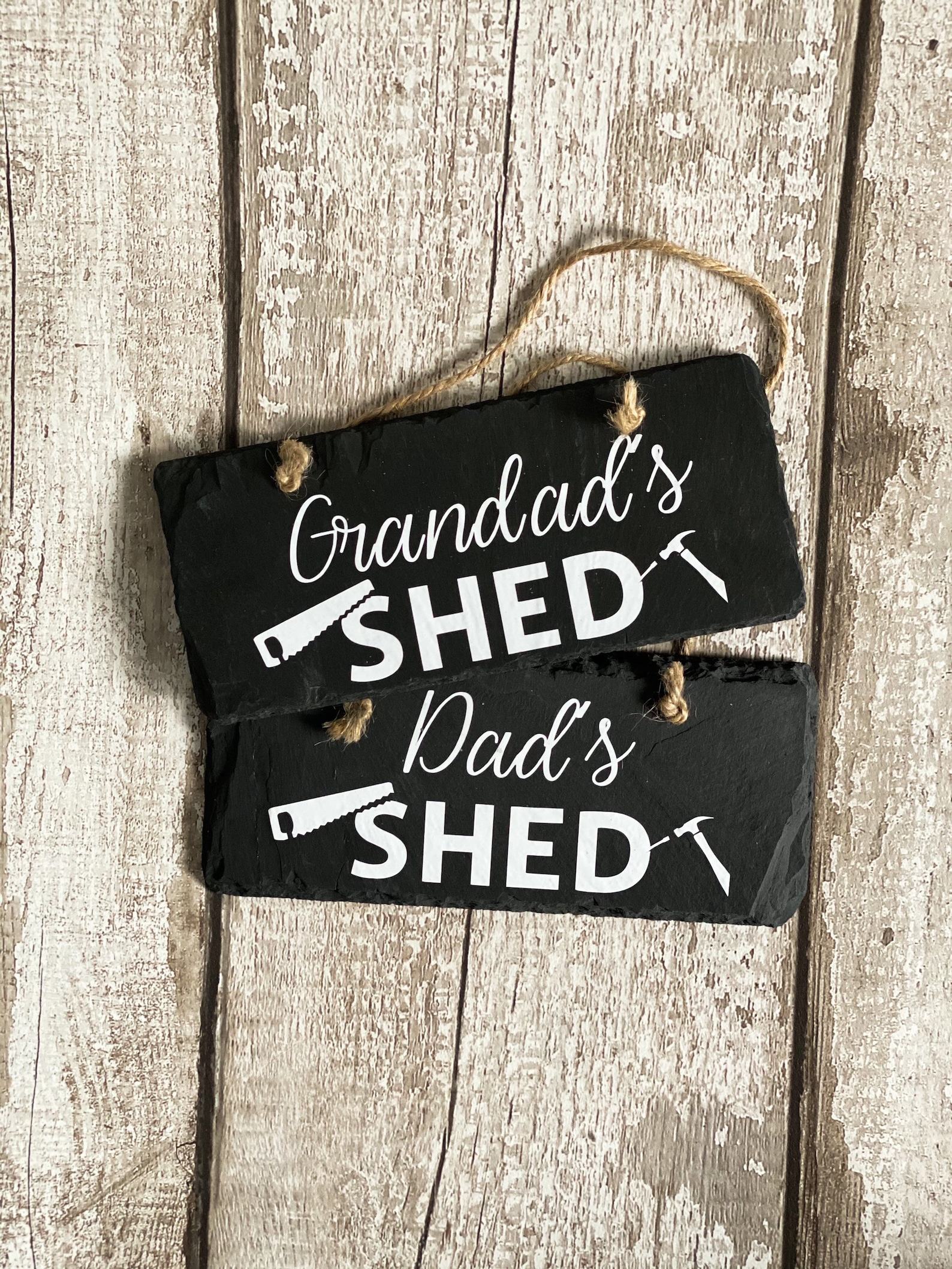 Grandad Shed Sign Slate Shed Sign Birthday Present for Grandad ...