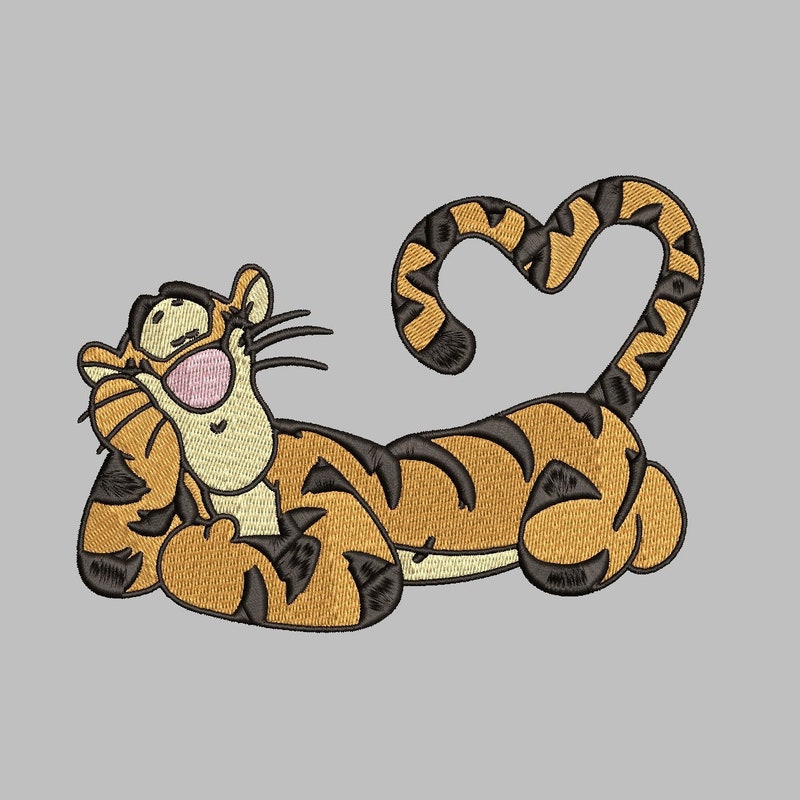 Tigger Embroidery - Etsy