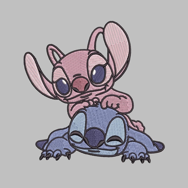Stitch Angel Embroidery Design - Etsy