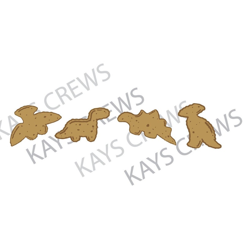 Dino Nuggets Clipart - Etsy