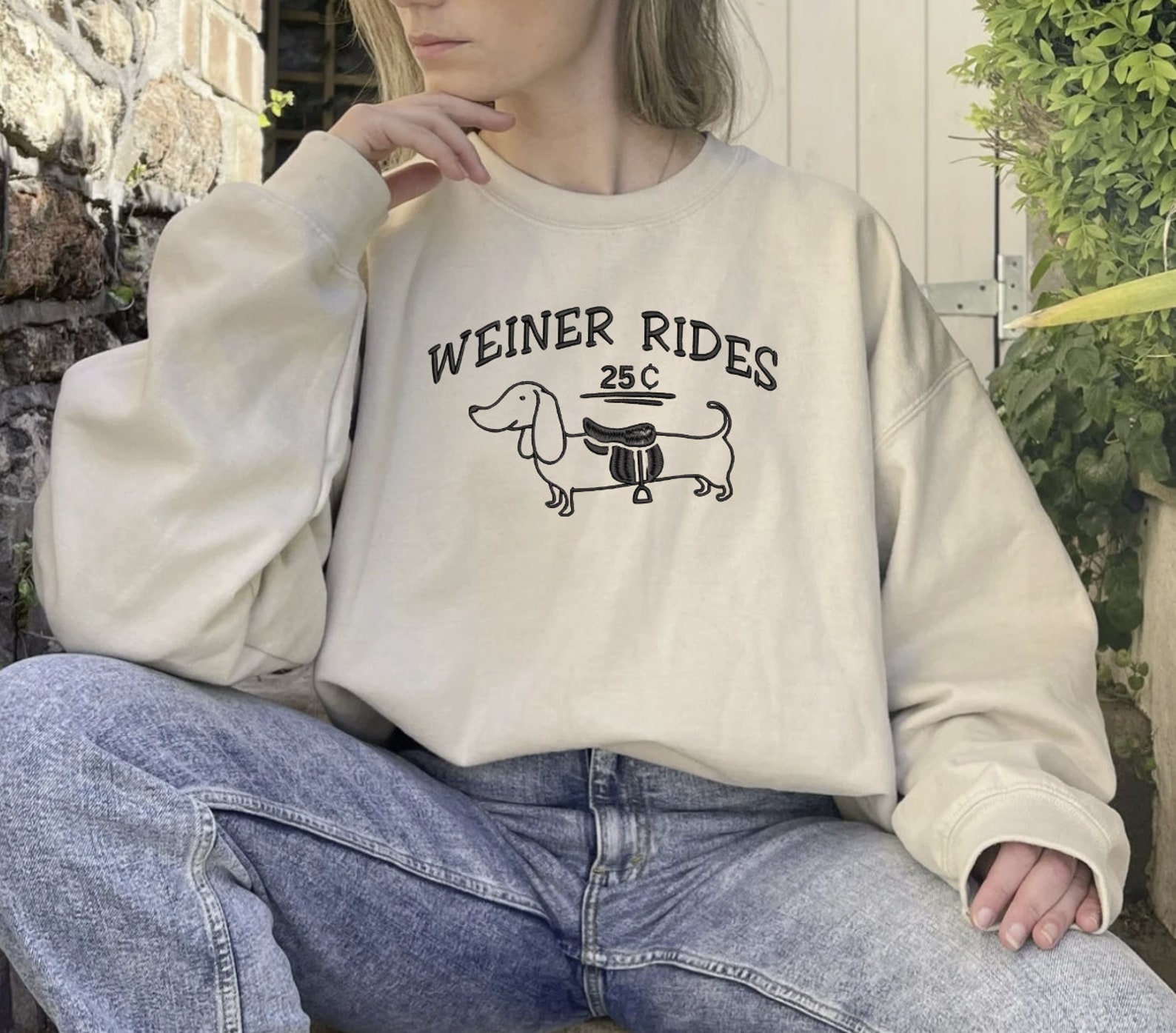 Wiener Rides 25 Cents Embroidery Design - 3 Sizes, 8 File Formats ...
