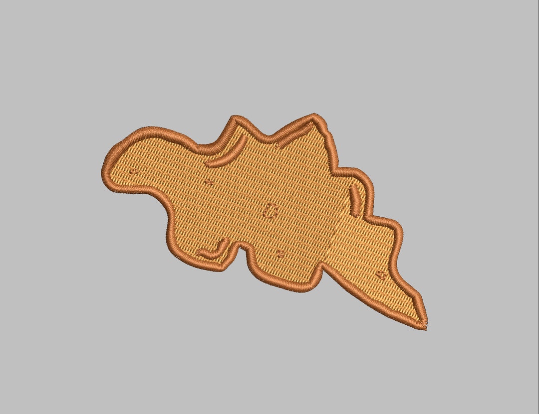 Single Dino Nuggets Embroidery Design PES, DST, JEF, Exp, Xxx, Vp3 ...