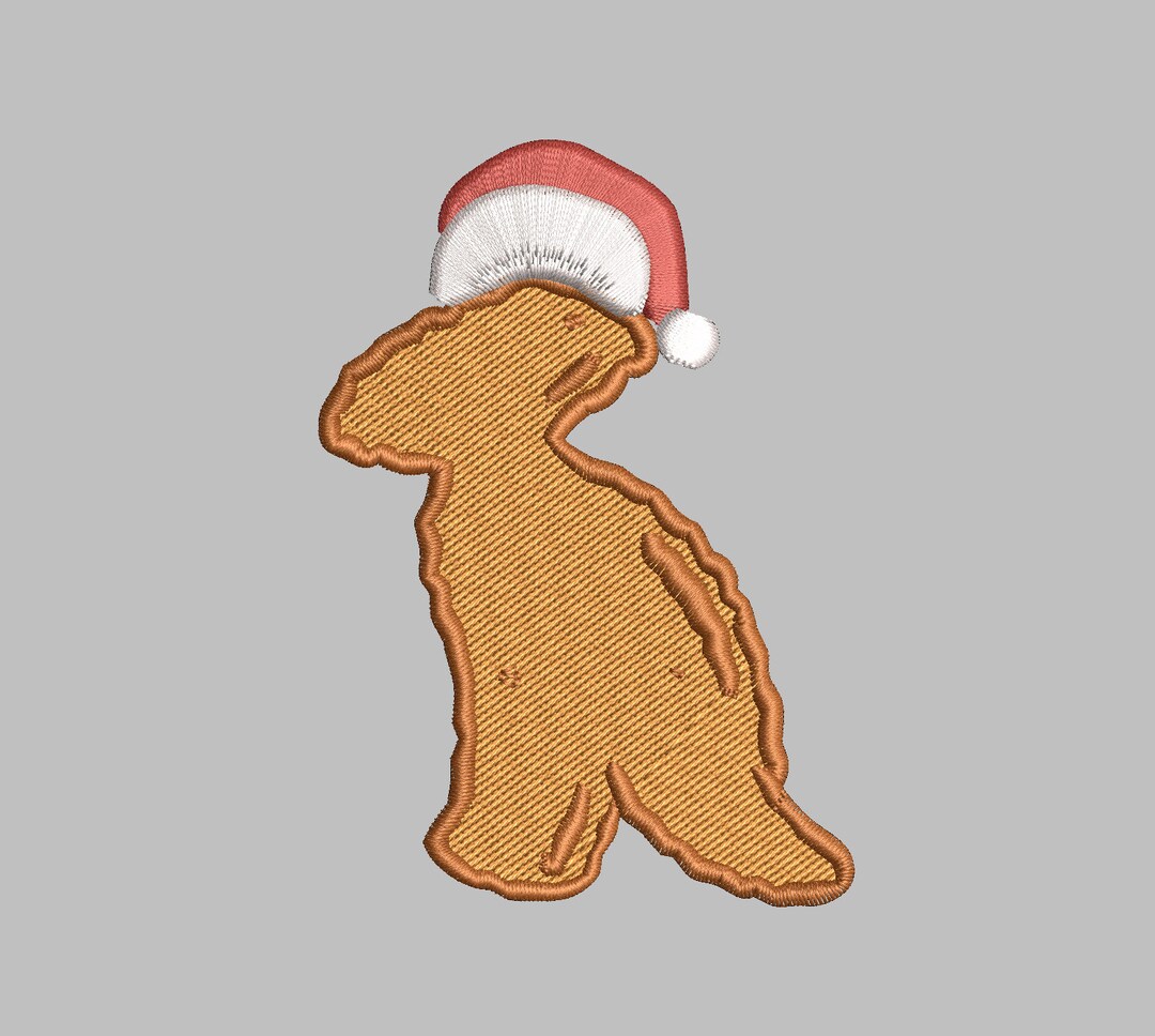 Xmas Single Dino Nuggets Embroidery Design -PES, DST, JEF, Exp, Xxx ...