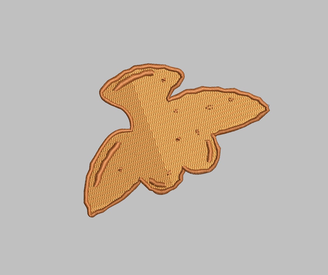 Single Dino Nuggets Embroidery Design -PES, DST, JEF, Exp, Xxx, Vp3 ...