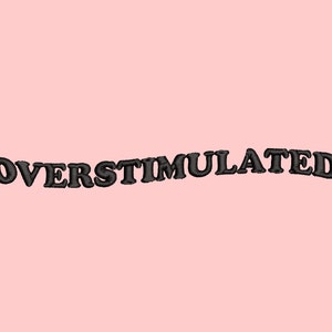 Wavey Overstimulated Embroidery Design - PES, DST, JEF, Exp, Xxx, Vp3 ...