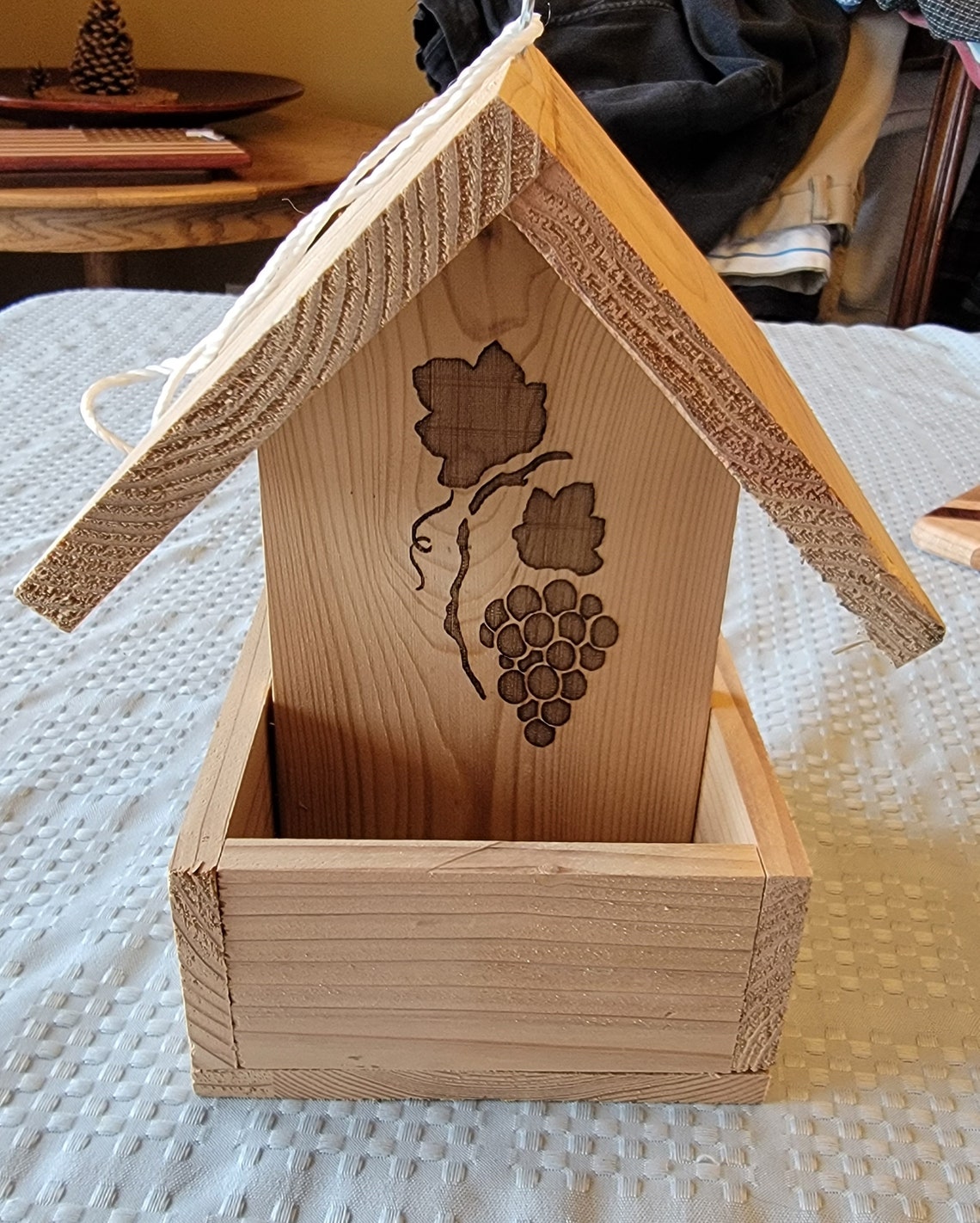 Engraved Cedar Bird House - Etsy