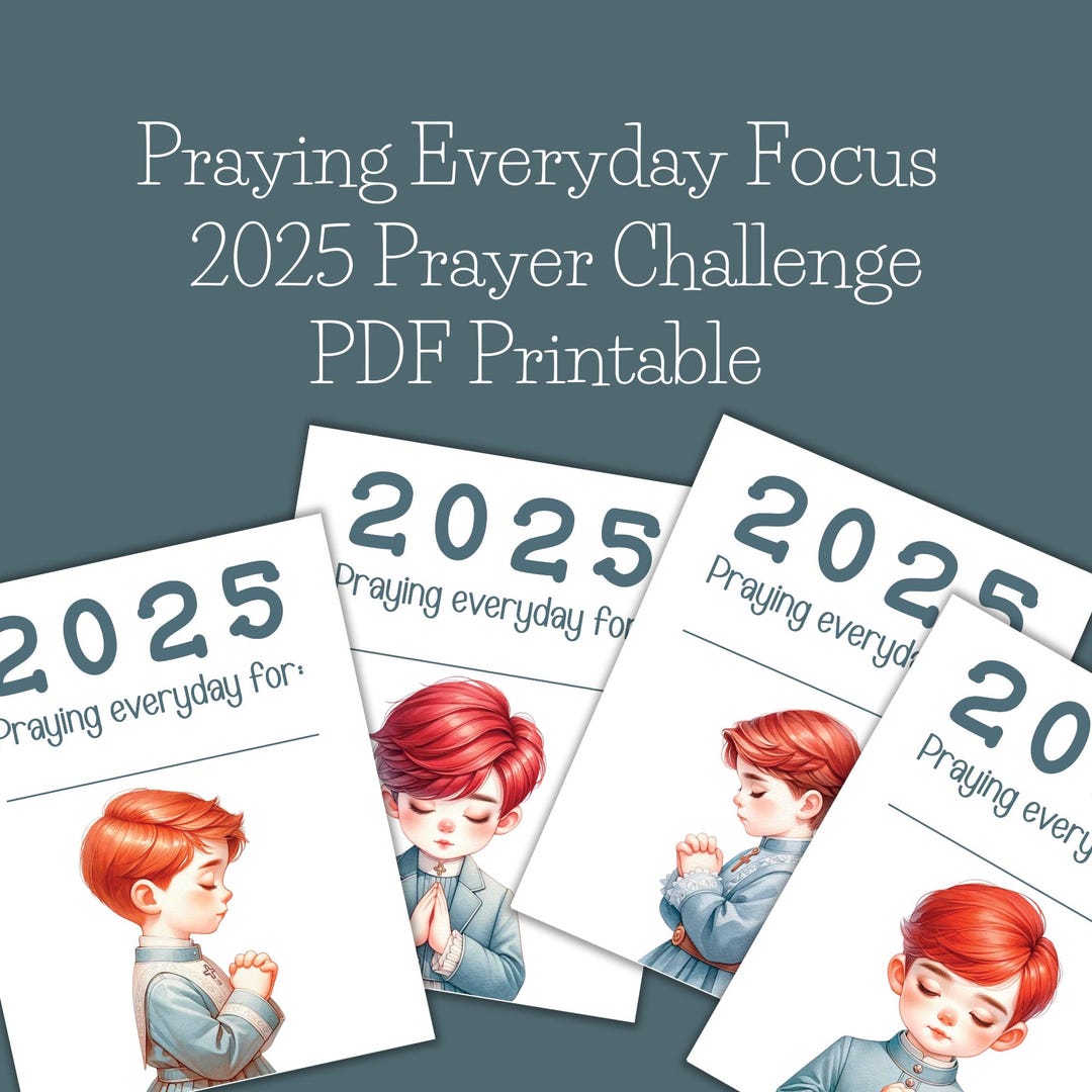 2025 Pray Everyday for Focused Prayer, Every Need Prayer Challenge, New ...