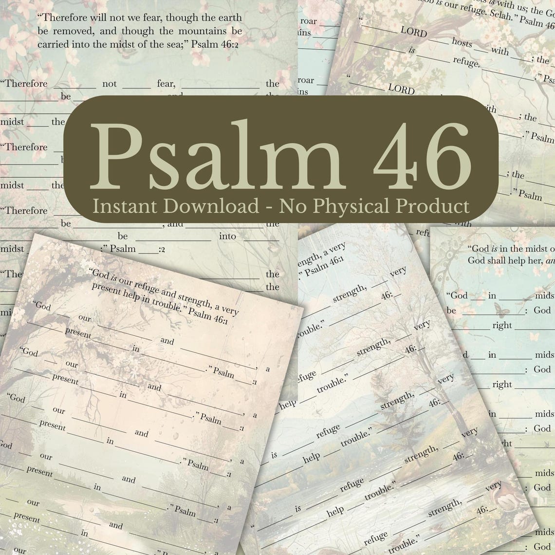 Psalm 91 Bible Study, Printable Worksheet, Bible Activity, Bible Study ...