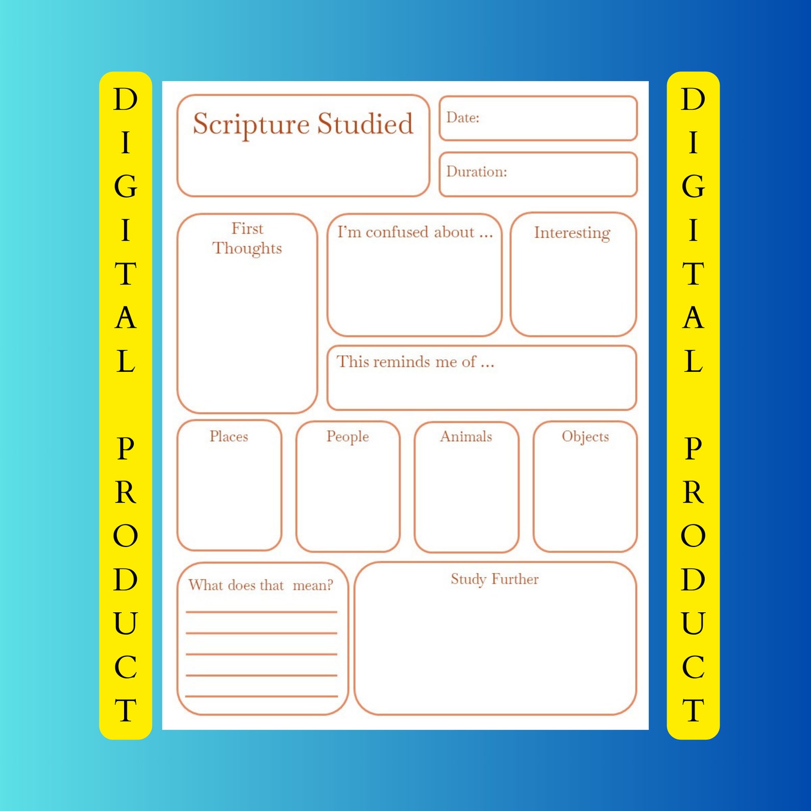 Beginner Bible Study Printable, Scripture Study Tool, Bible Study ...