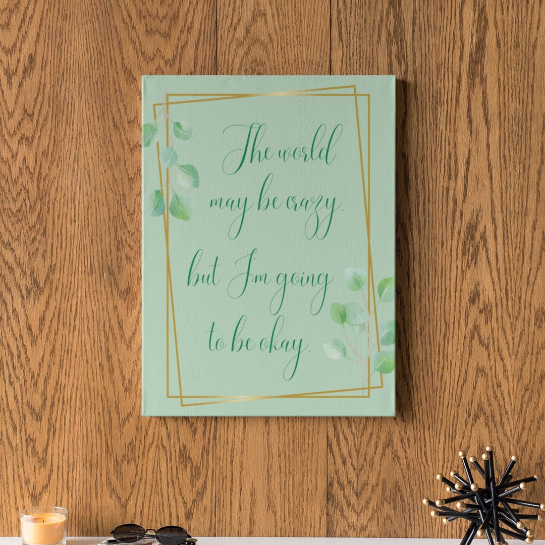 Wall Art Print, Positive Statement, Encouraging Message, Motivational ...