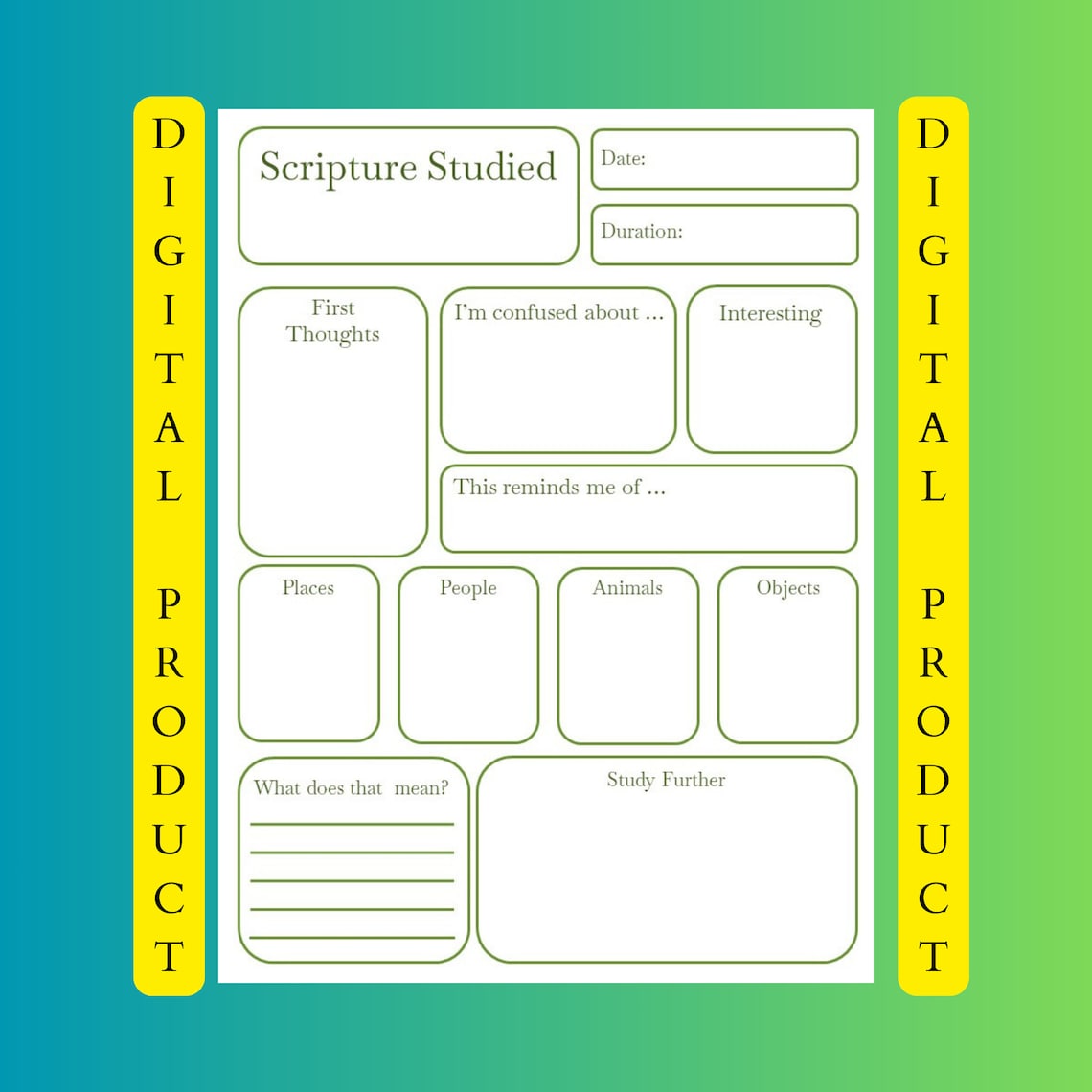 Beginner Bible Study Printable, Scripture Study Tool, Bible Study ...