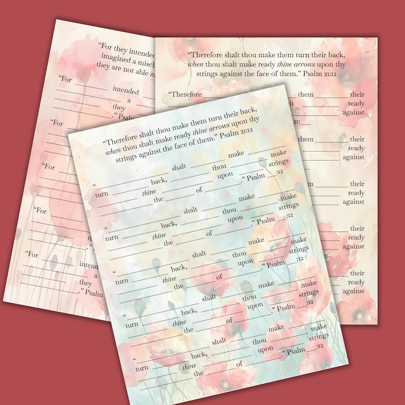 Psalm 21 Bible Study, Printable Worksheet, Bible Activity, Bible Study ...