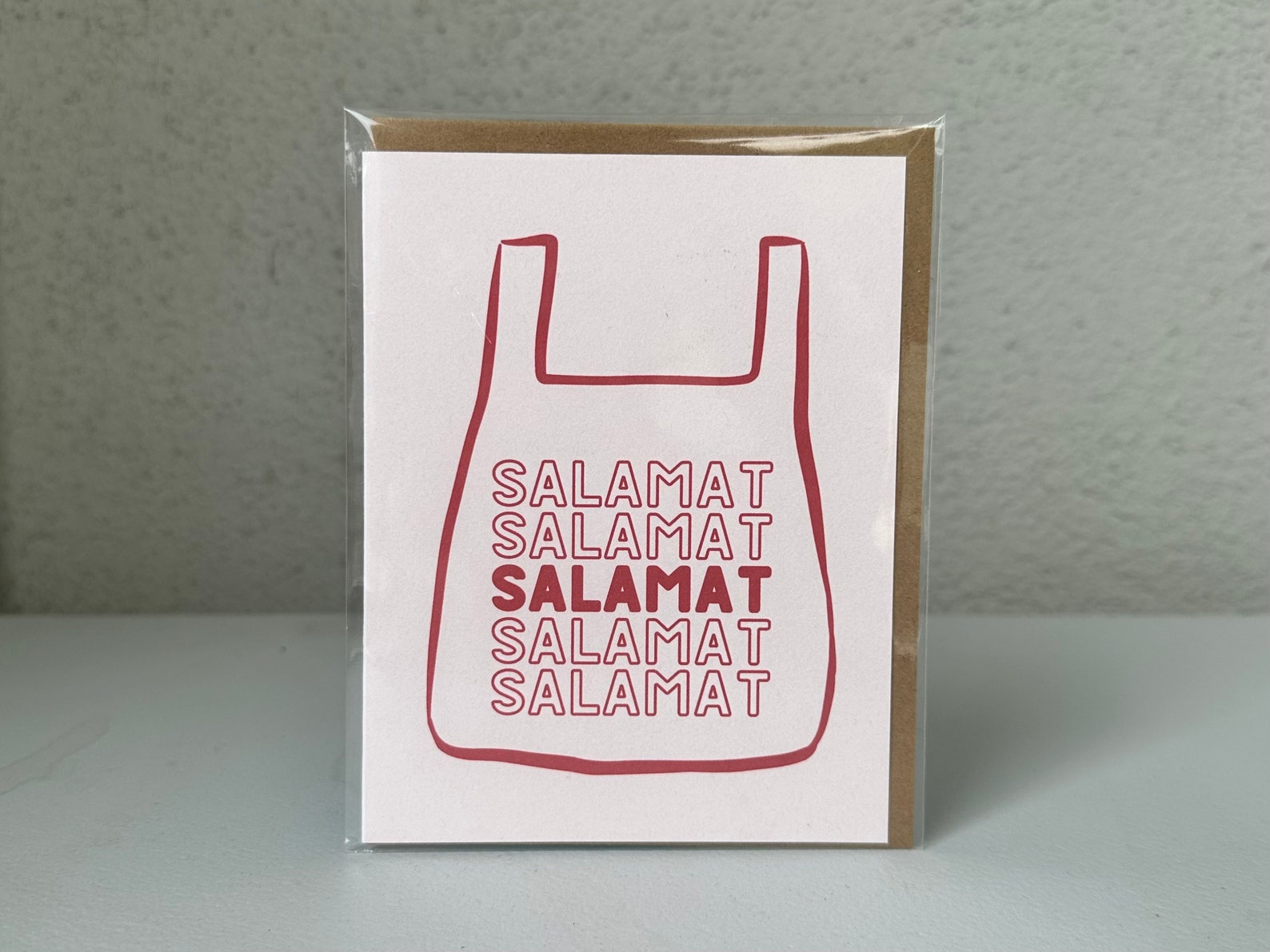 Salamat Greeting Card | Filipino Thank You Card - Etsy