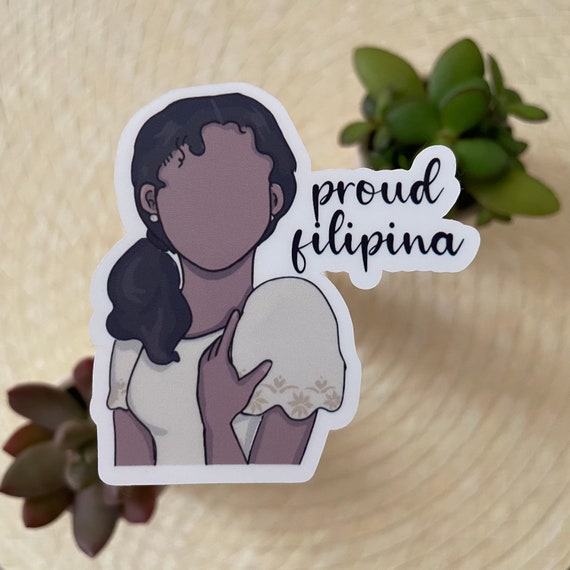 Proud Filipina Sticker Filipino Stickers - Etsy