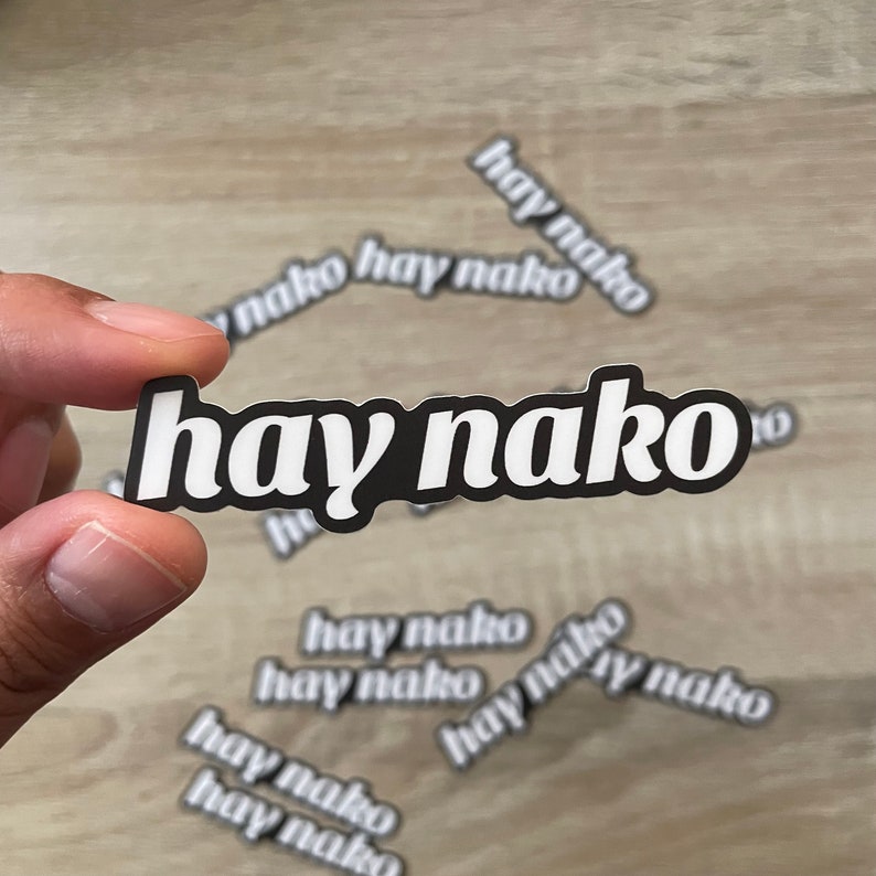 HAY NAKO Filipino Funny Stickers Waterproof Vinyl Stickers - Etsy