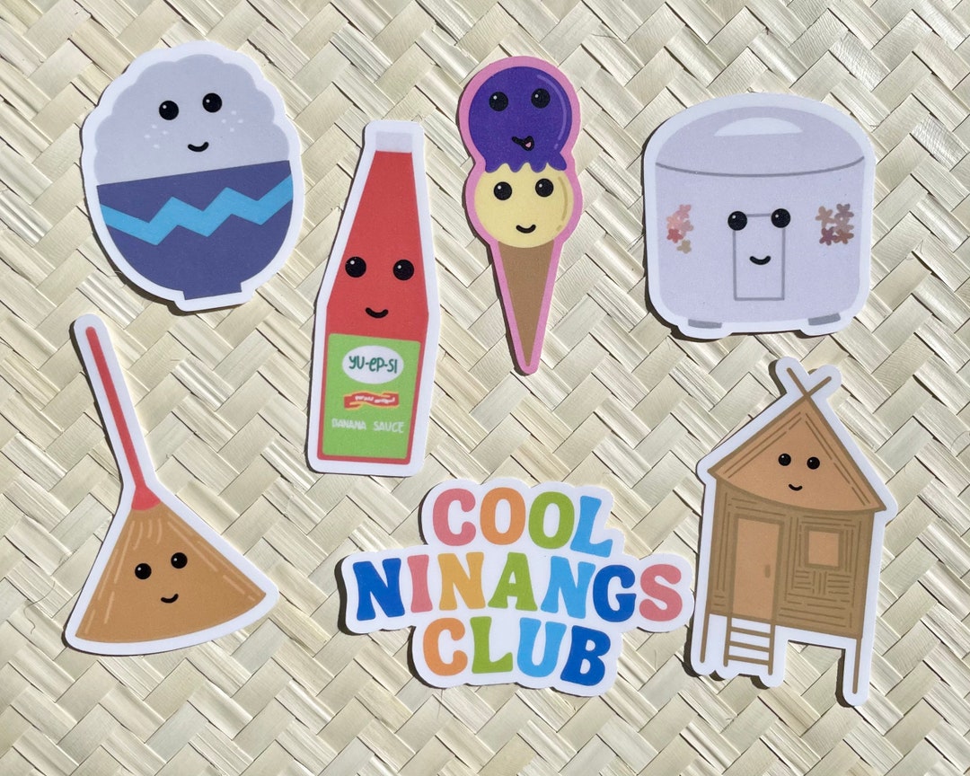 Cute Filipino Stickers | Cute Gift Philippines Stickers Water Resistant ...