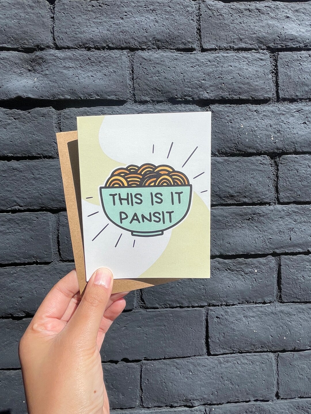 This is It Pansit | Filipino Congratulations Handmade Greeting Card ...