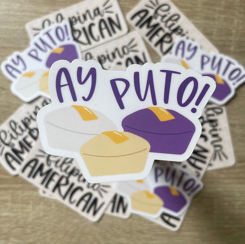 Ay Puto! | Filipino Funny Weatherproof Vinyl Stickers for Laptop, Water ...