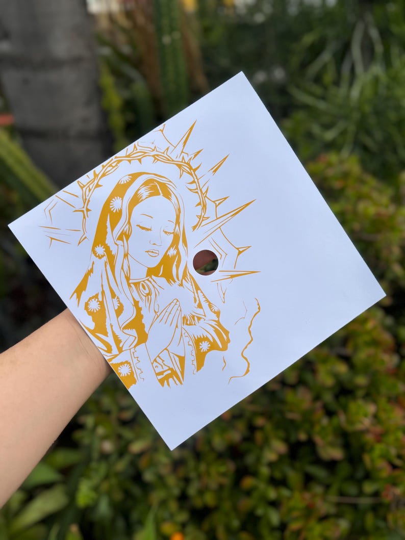 Virgen Mary Graduation Cap Topper - Etsy