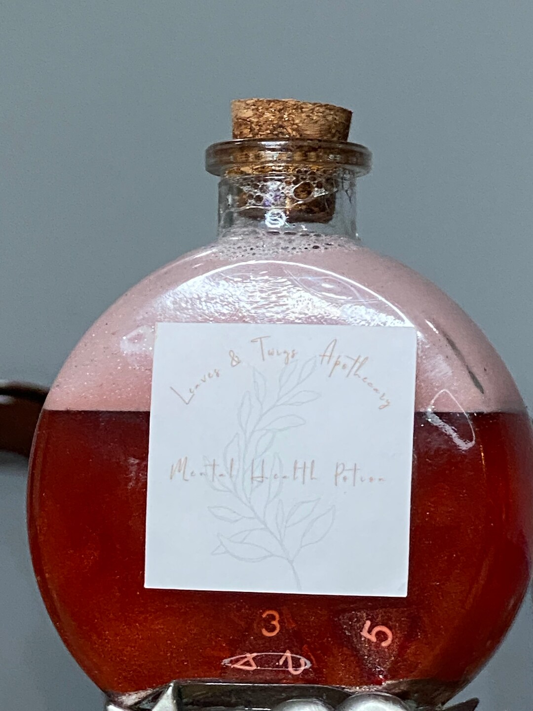DND Inspired "mental Health Healing Potion" Sensory/ Calm Down Bottle ...